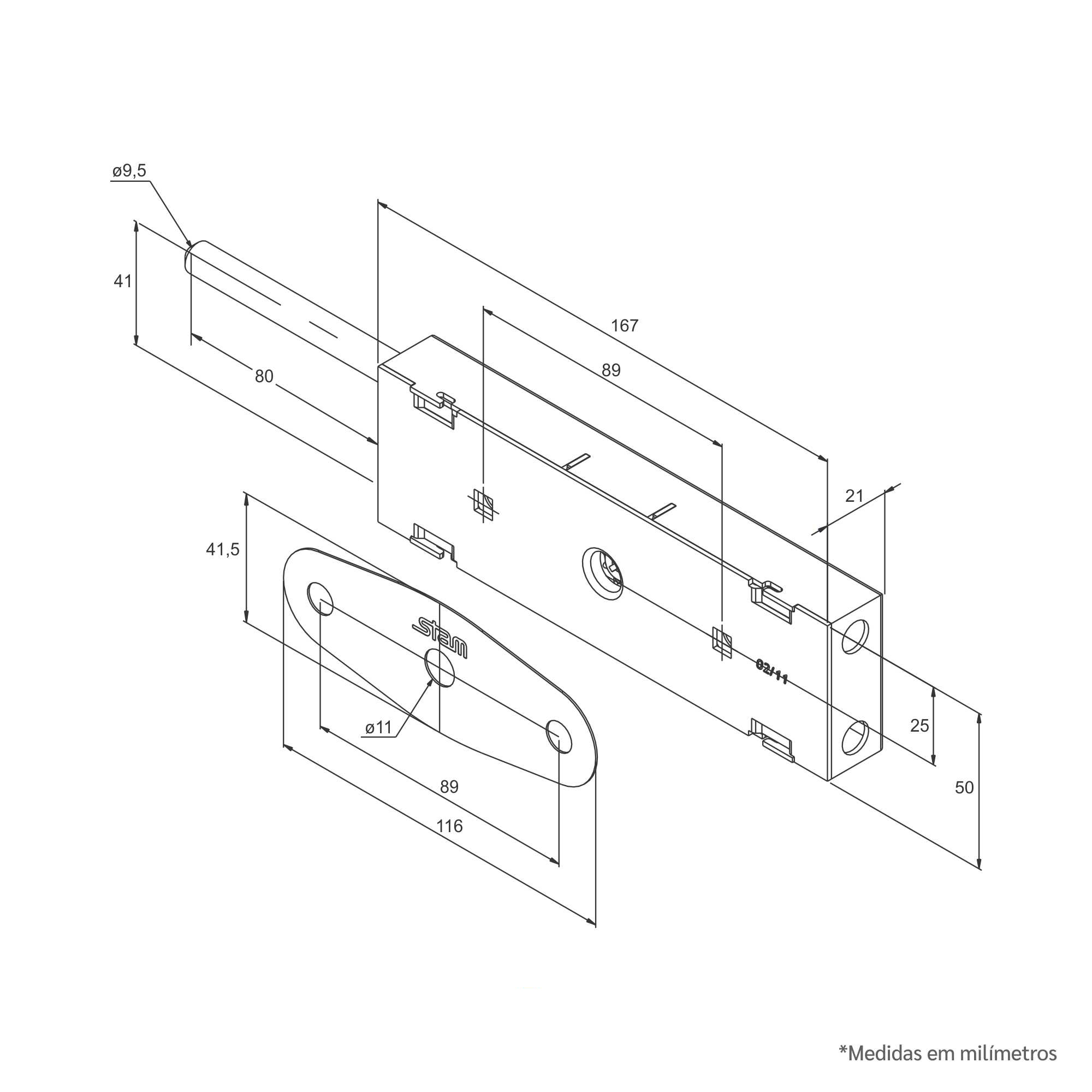 Fechadura 1200 - Stam